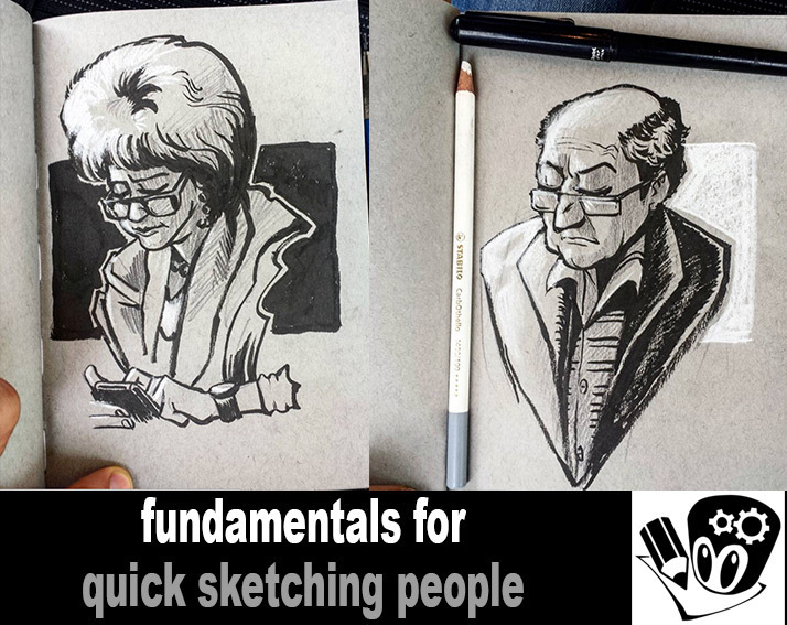 Quick Sketching People