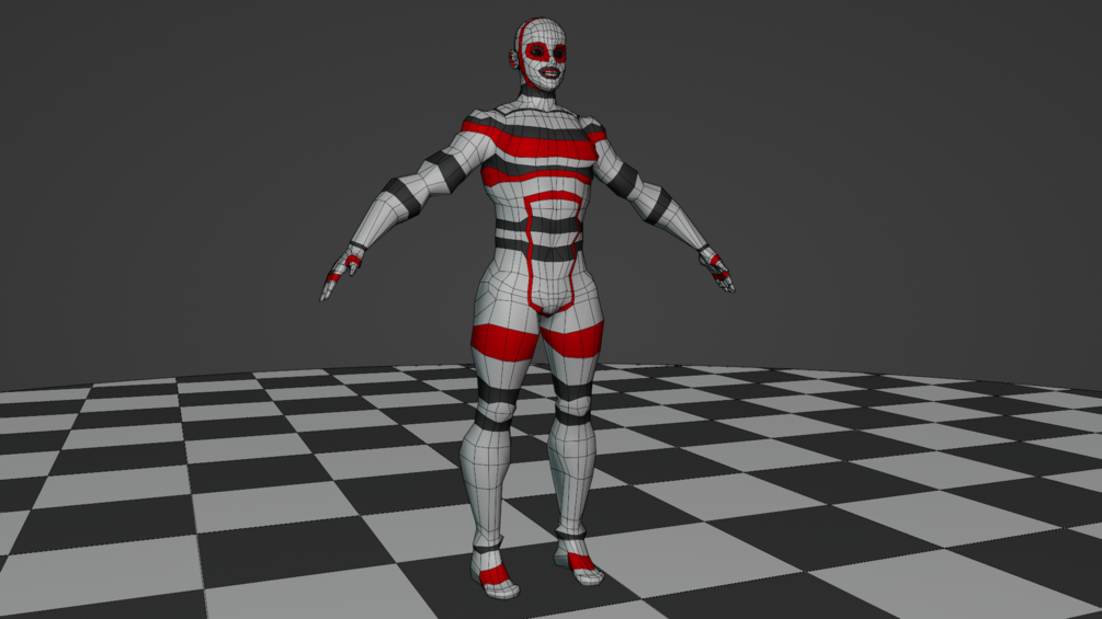 Male Body - Topology