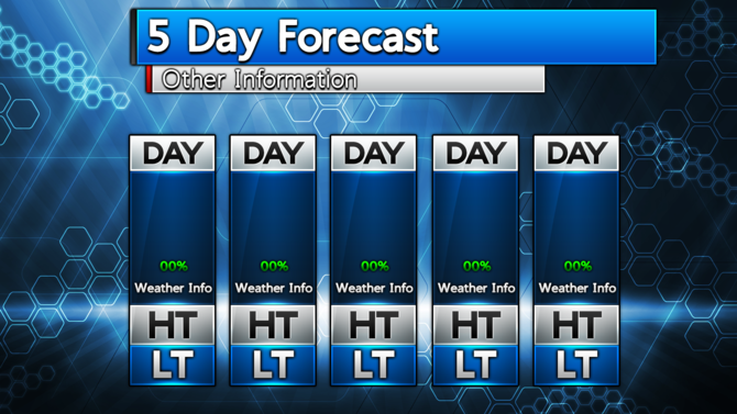 5 & 7 Day Forecast Template 13