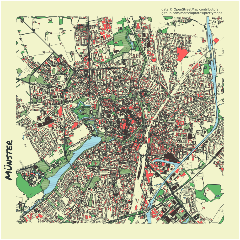 Maps of Münster