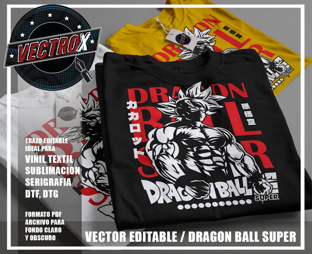 Vector Editable - Dragon Ball Super