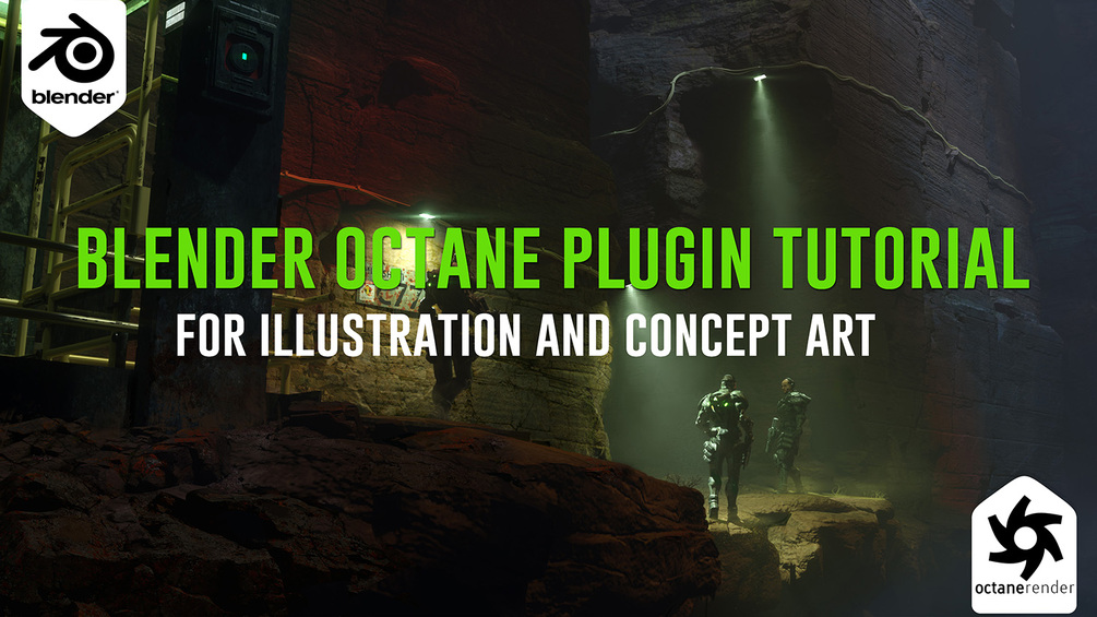 Blender Octane Plugin Tutorial - For Illustration and Concept art