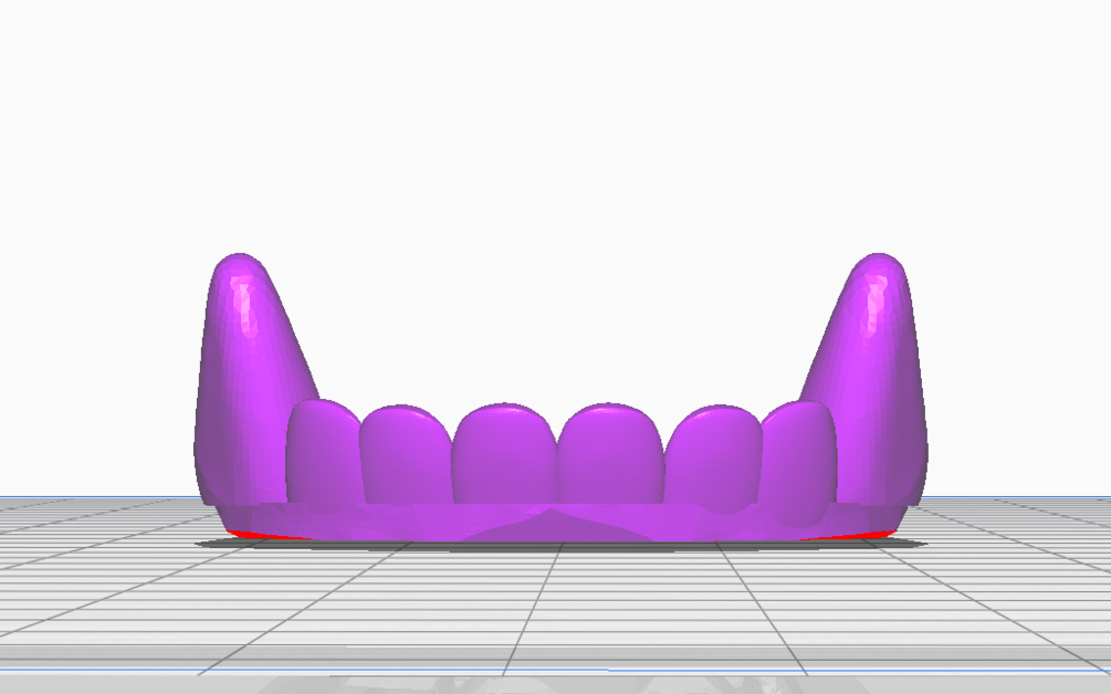 Kemono cat lower teeth - STL file for 3D printing