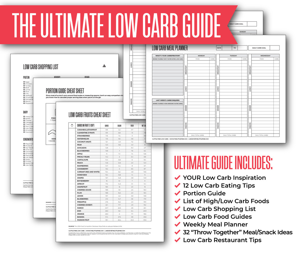 Ultimate Low Carb Guide - Little Pine Kitchen