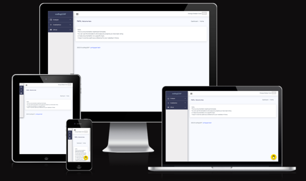 Simple Html Dashboard Template