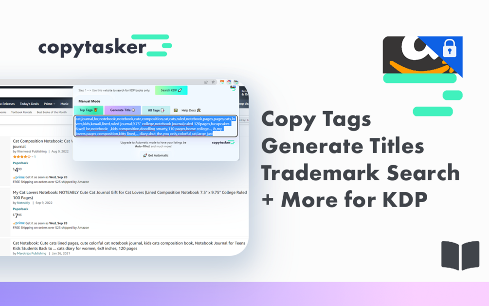 KDP Copy Tags Free Chrome Extension Title Generator for Amazon KDP