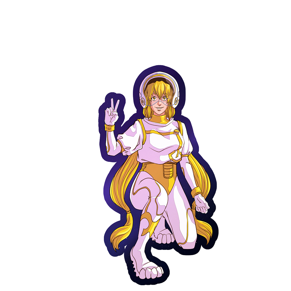 LSA Yellow Holo Sticker