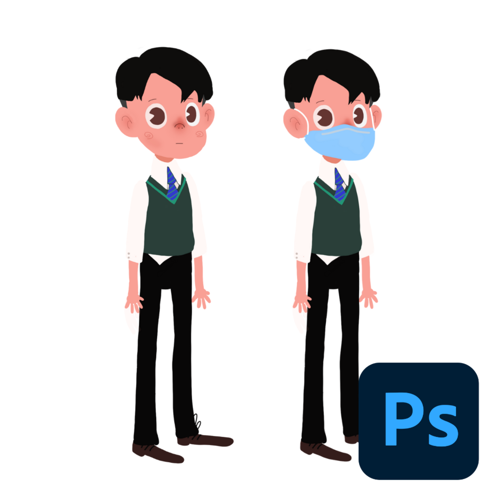 Cute Man Illustration (Ready for Adobe Animate CC/ Adobe Character ...