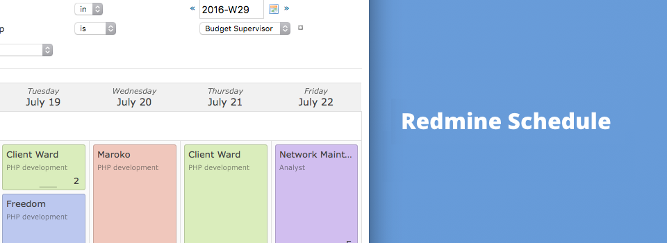Redmine Schedule