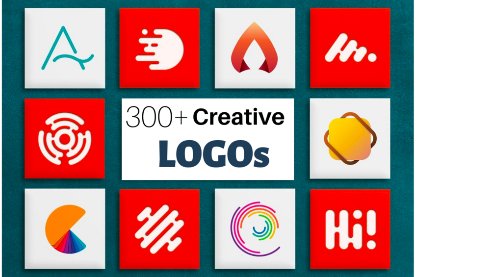 Bundle of 300+ stunning logos for different categories , letters and styles