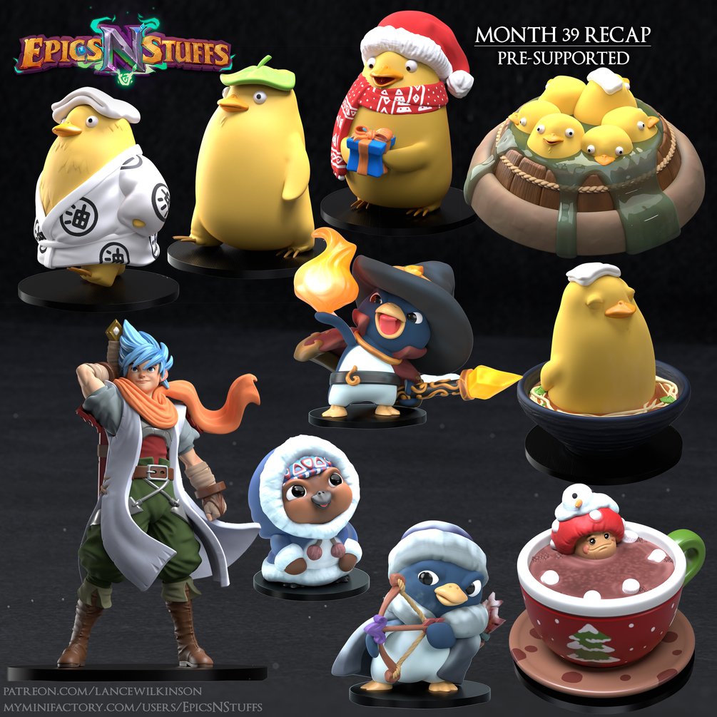 Epics 'N' Stuffs - Month 39 Patreon release bundle