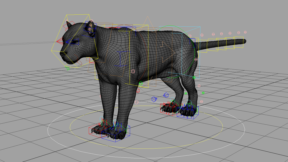 Maya Leopard Rig