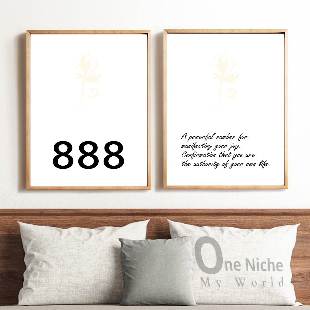 Number 888 Printable | Number Wall Art | Numerology | Life Path 888 ...