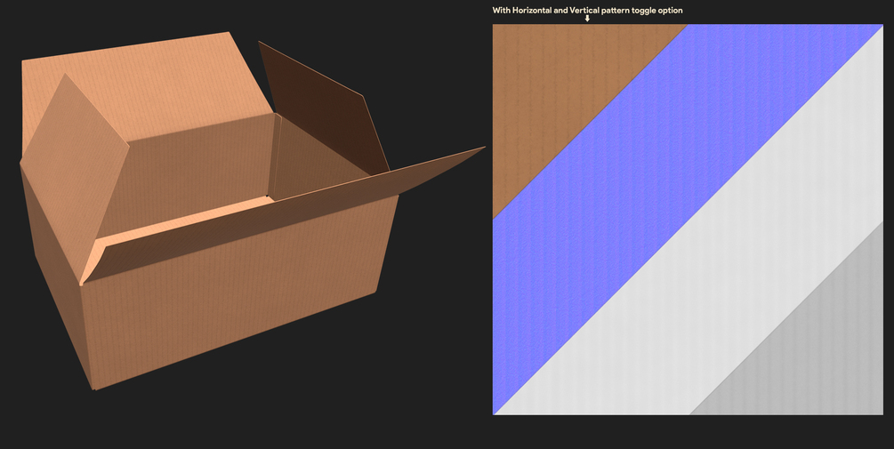 Cardboard Substance Material