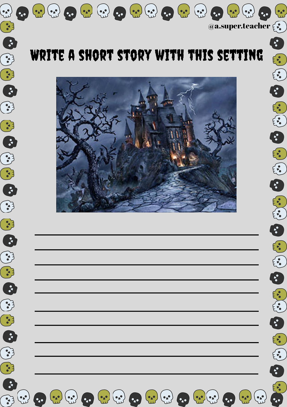 Creative Writing Halloween