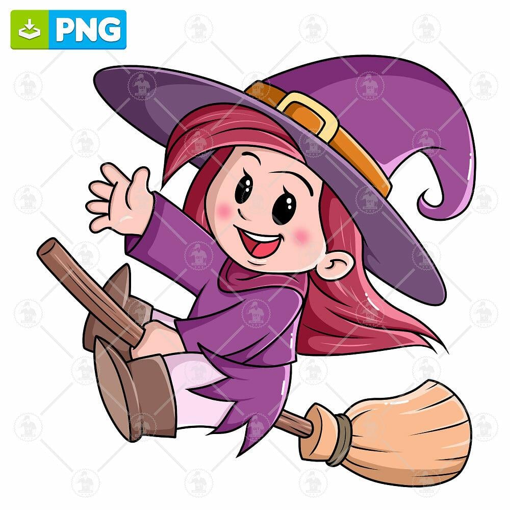 cute little witch - funny halloween design