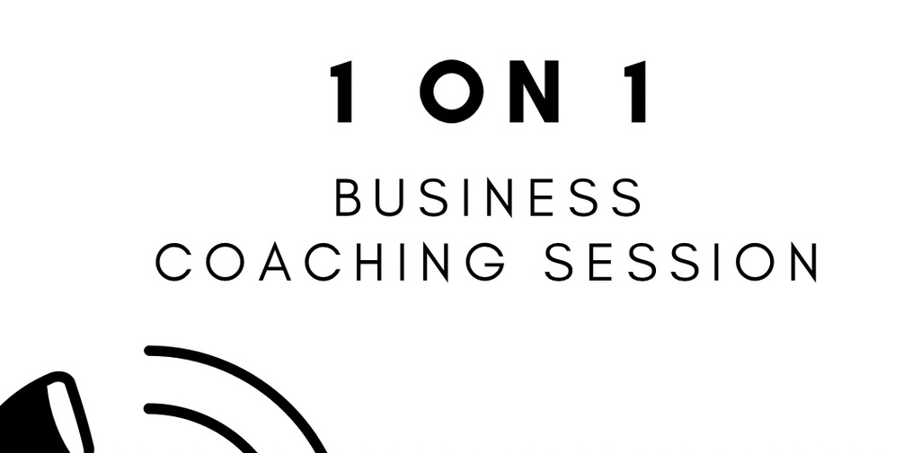 1 on 1 Business Coaching Session