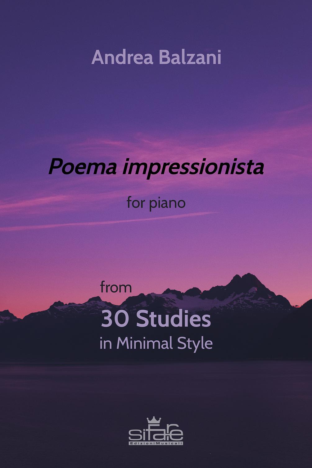 Poema impressionista, for piano [Digital Sheet Music]