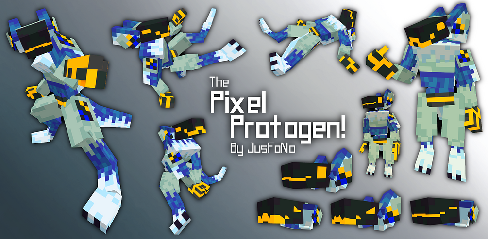 Pixel Protogen | VRChat-ready Avatar