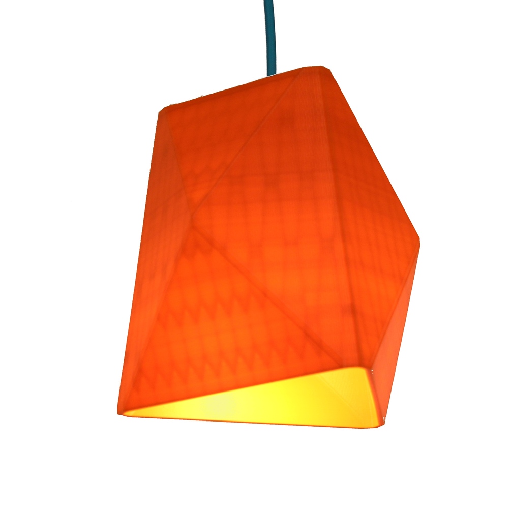3d Printed Parametric Pendant Lamp - Light 002