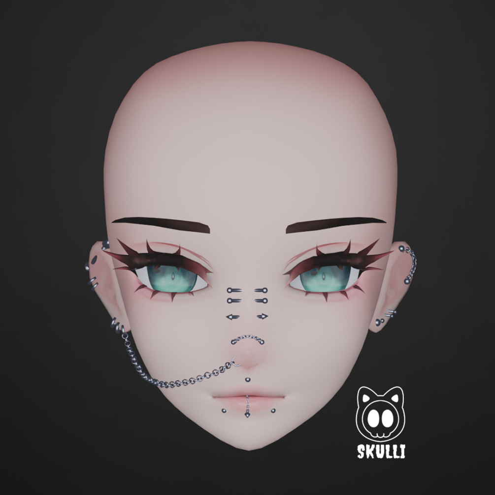 Face Piercings and Chains