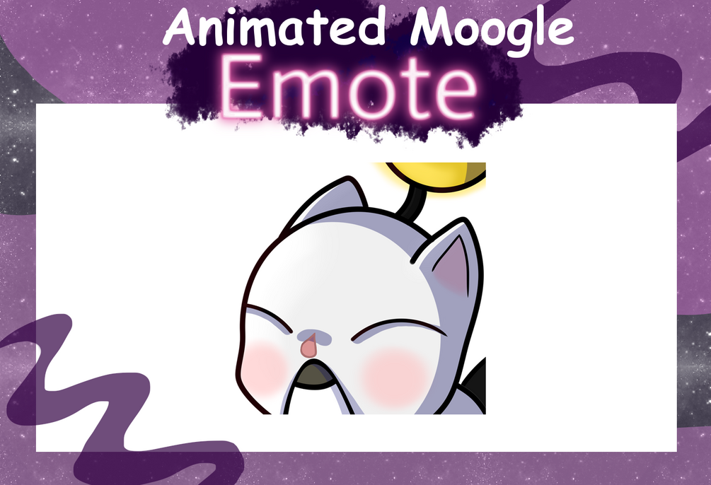 Animated Laughing Moogle Emote