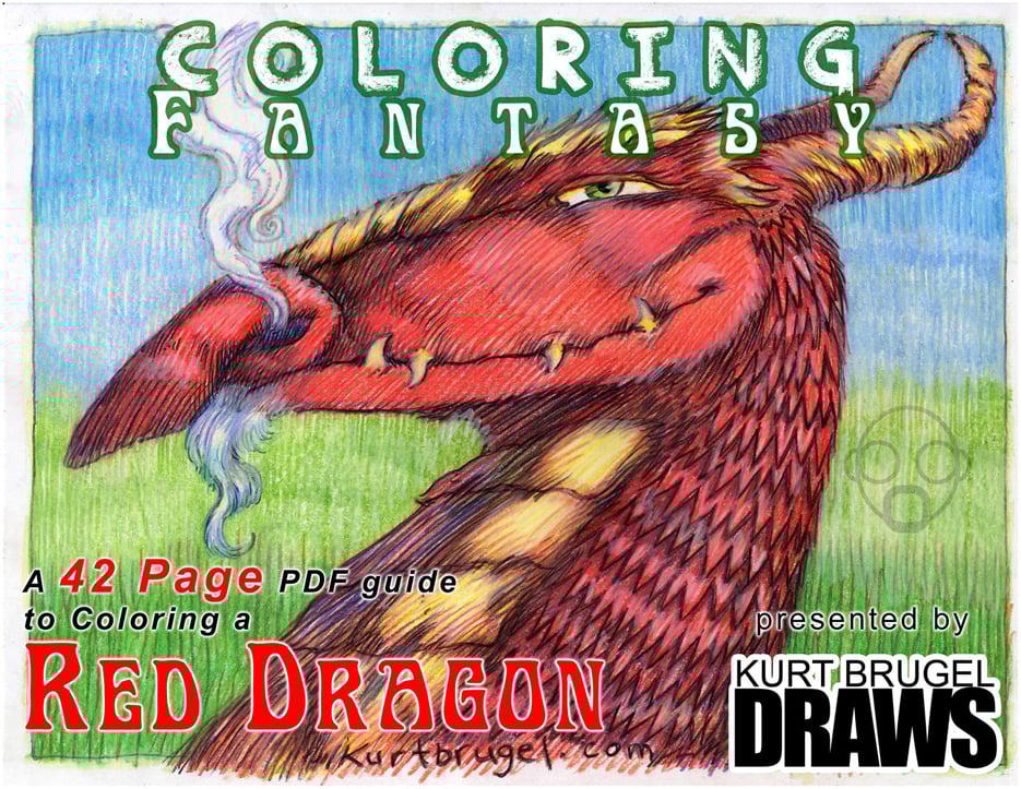 Teach Yourself How To Color a Red Dragon