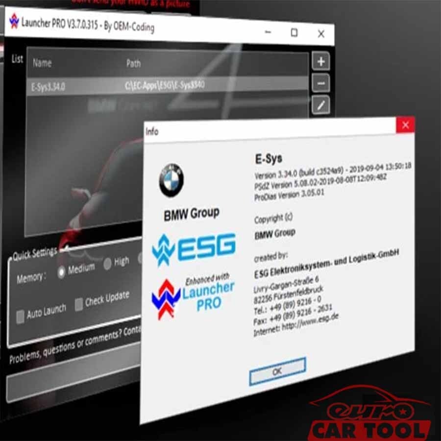 ESYS v.3.24.3 BMW Coding Software