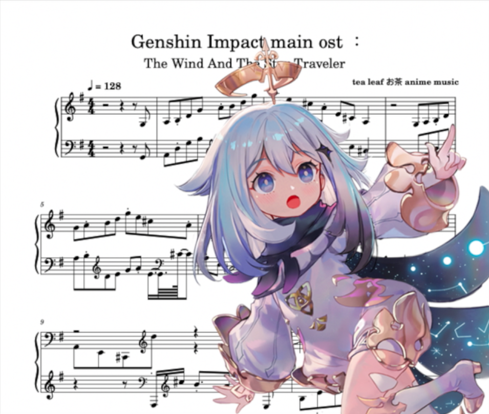 (MIDI)Genshin Impact main ost —— The Wind And The Star Traveler