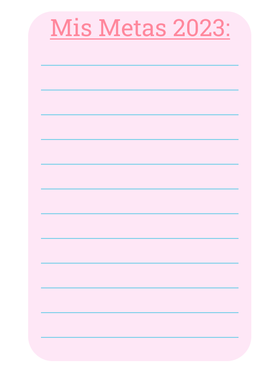 Metas para el 2023