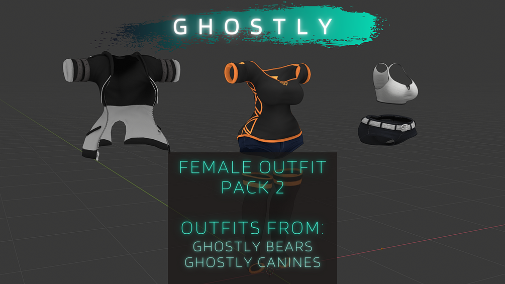 Ghostly Female Outfit Pack 2