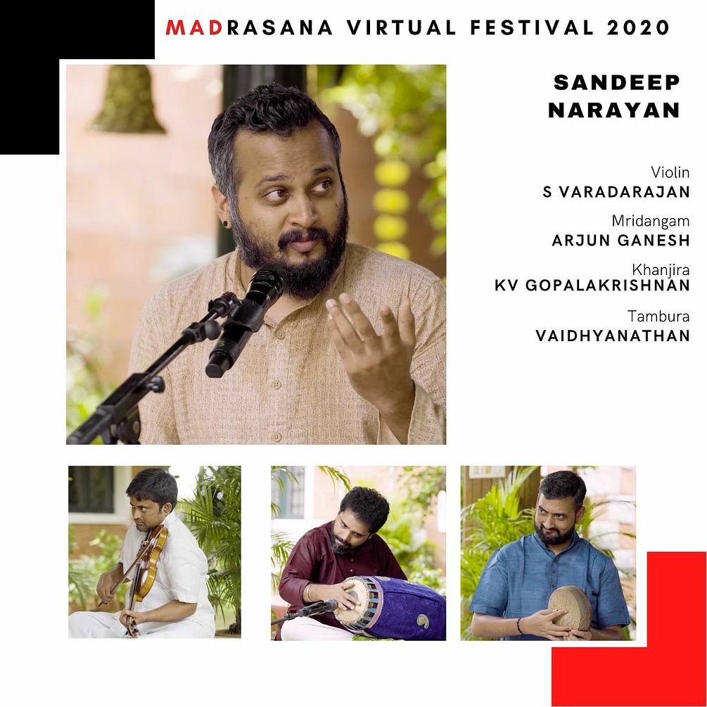 MadRasana Virtual Festival 2020 - Sandeep Narayan