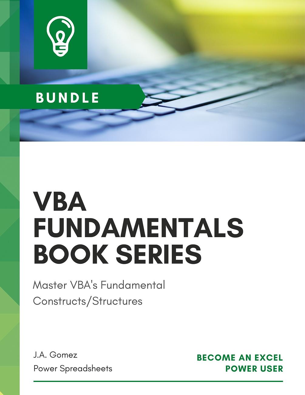 Vba Fundamentals Book Series