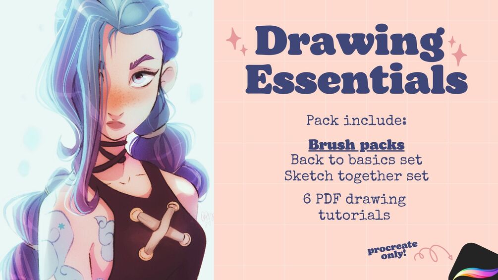 Drawing Essentials - Procreate Brushes & Drawing Tutorials