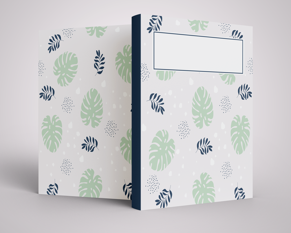 Flowery Leaf Book Cover