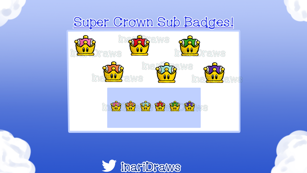 Super Crown Sub Badges!