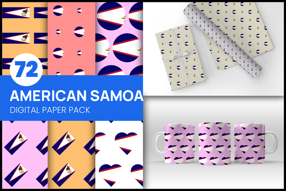 American Samoa Seamless Patterns