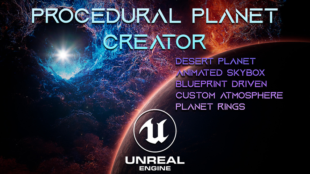 Procedural Planet Creator for Unreal Engine 5