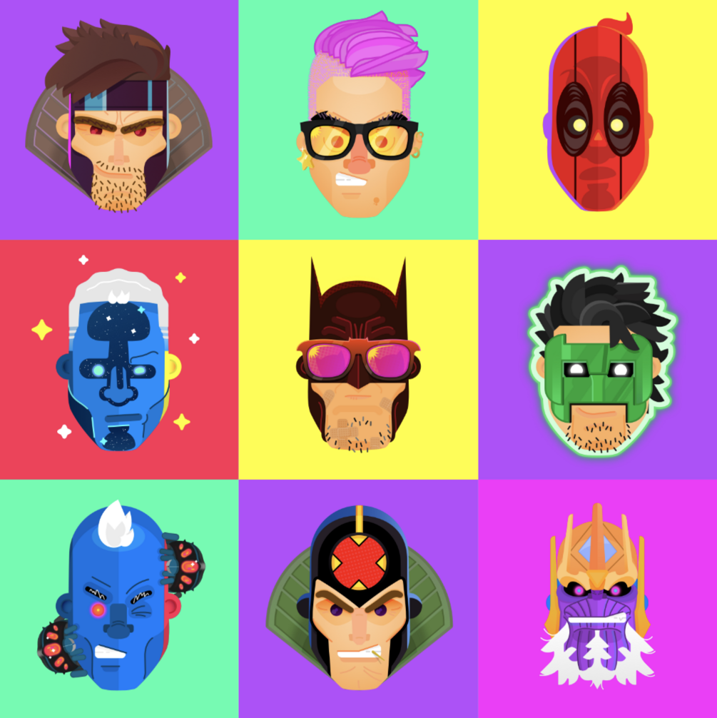 Marvel & DC Avatar Pack v.1