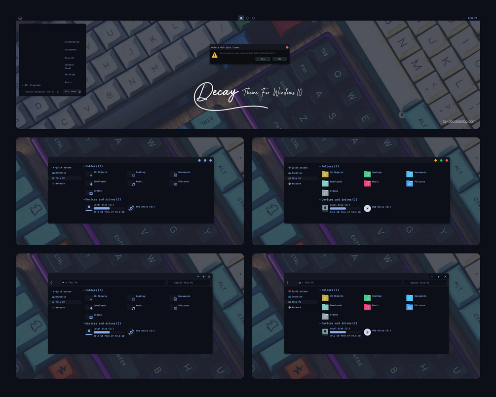 Decay Theme For Windows 10