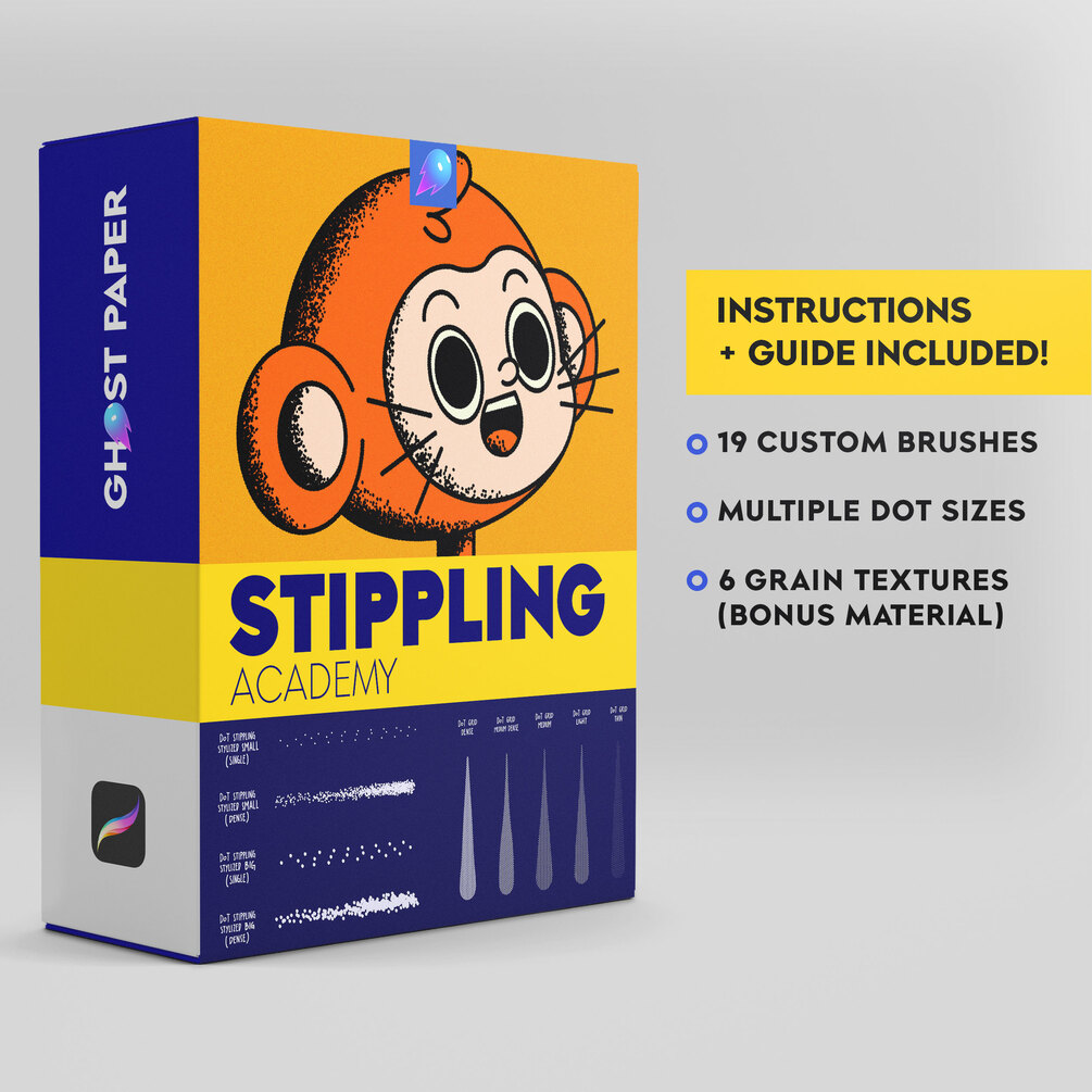 Stippling Academy Brush Pack For Procreate