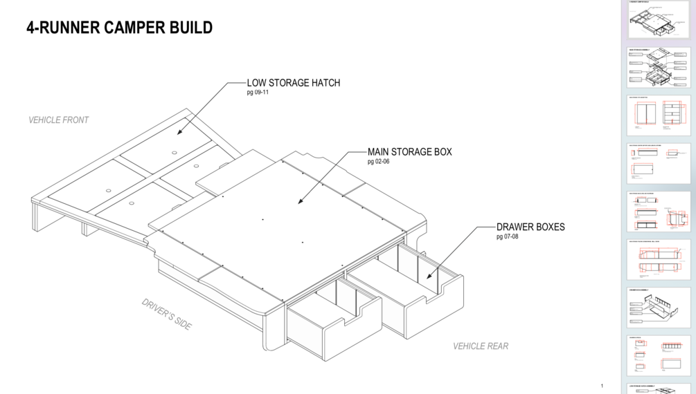4Runner Camper - Build Plans