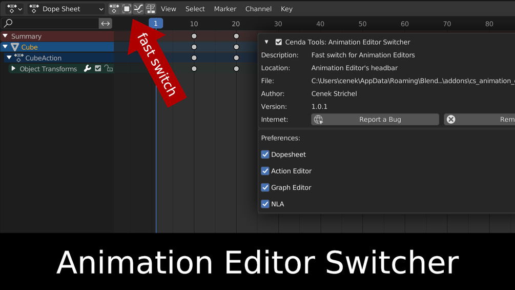 Animation Editor Switcher