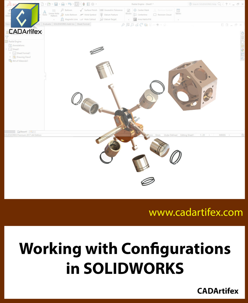 Working with Configurations in SOLIDWORKS