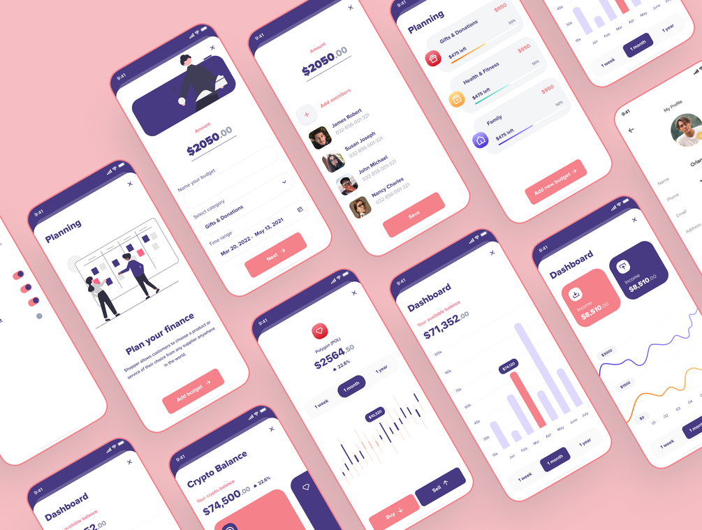Free Mallet App UI Kit - Figma, Sketch & XD UI Template