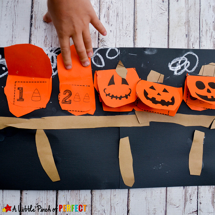 5 Little Pumpkins Flap Book Craft Kids Activity