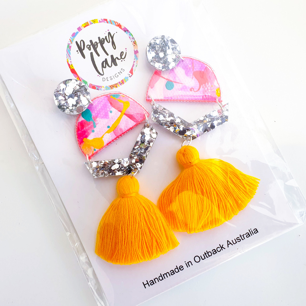 Poppy Lane Designs Earrings - Chevy Drops S2