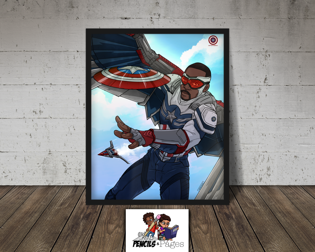 Captain America | Sam Wilson | Art Print