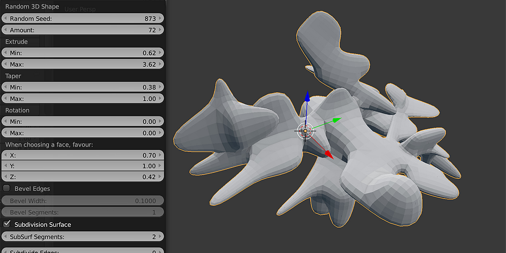 3D Shape Generator [Blender]