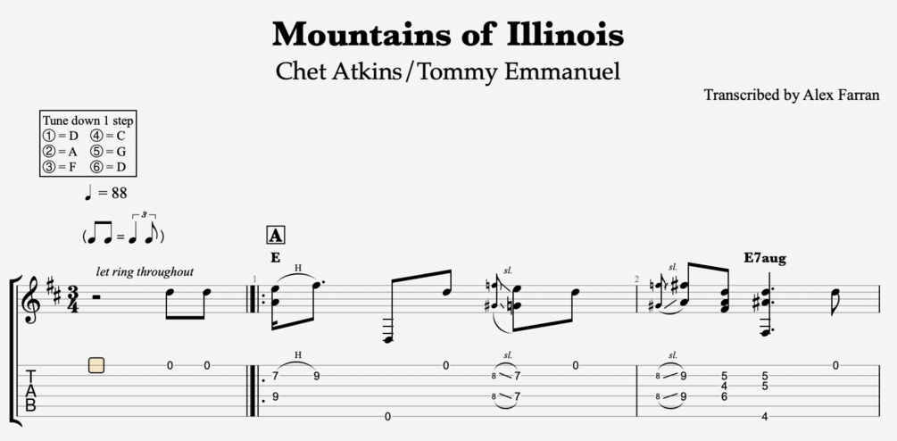 Mountains of Illinois - Chet Atkins/Tommy Emmanuel